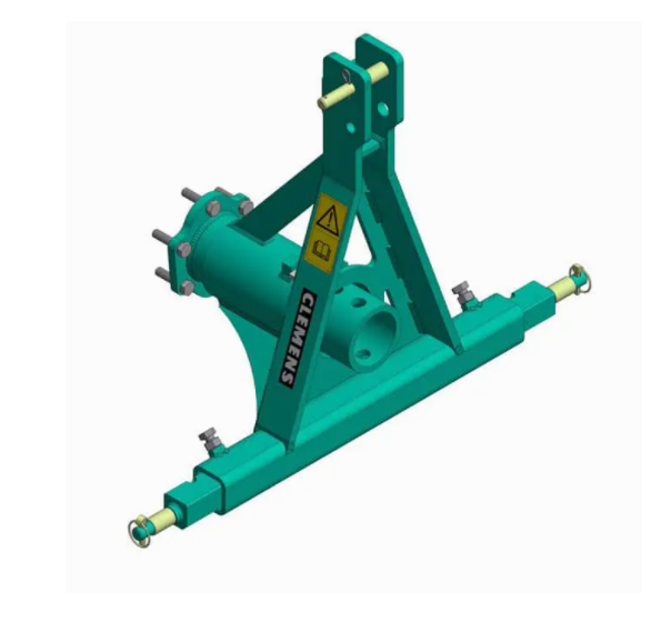 Oscillating three-point frame - Destiller